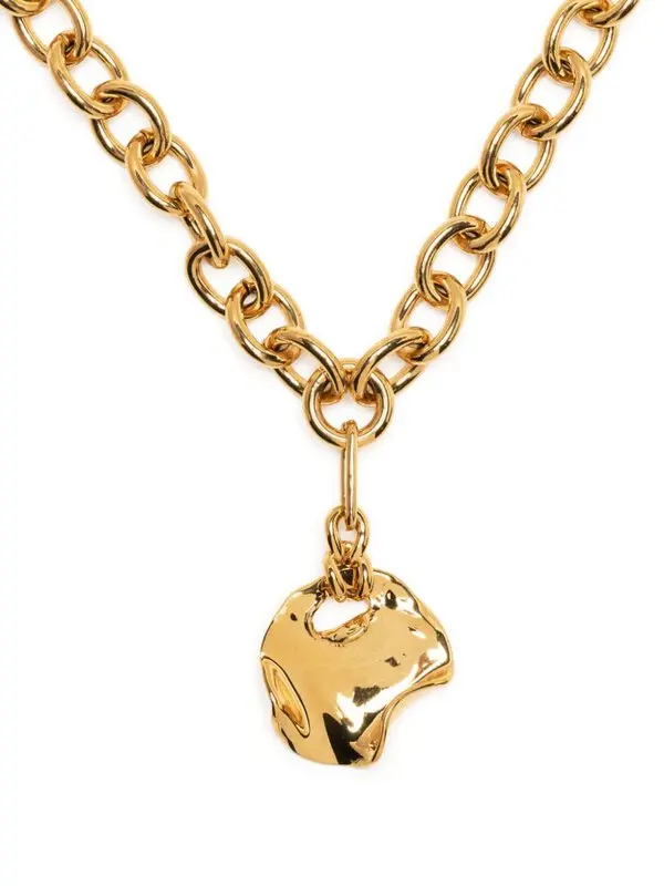 CAPSULE ELEVEN Desert Melted Coin Necklace - Gold