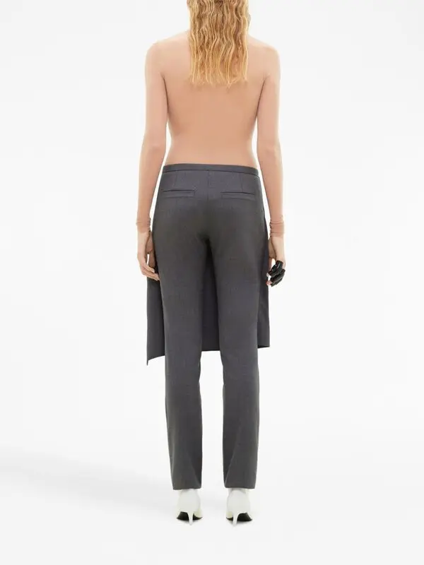 COURREGES Tailored Wool-blend Overskirt Trousers