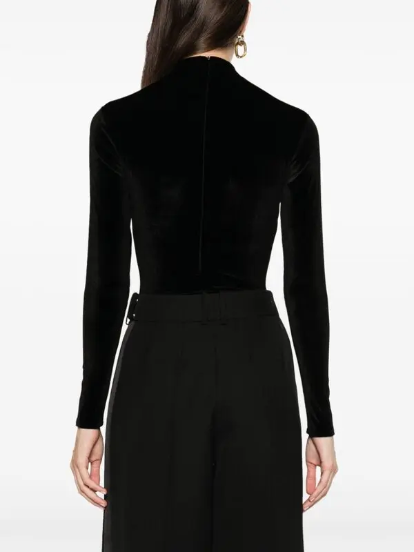 ATU BODY COUTURE Velvet Bodysuit - Black