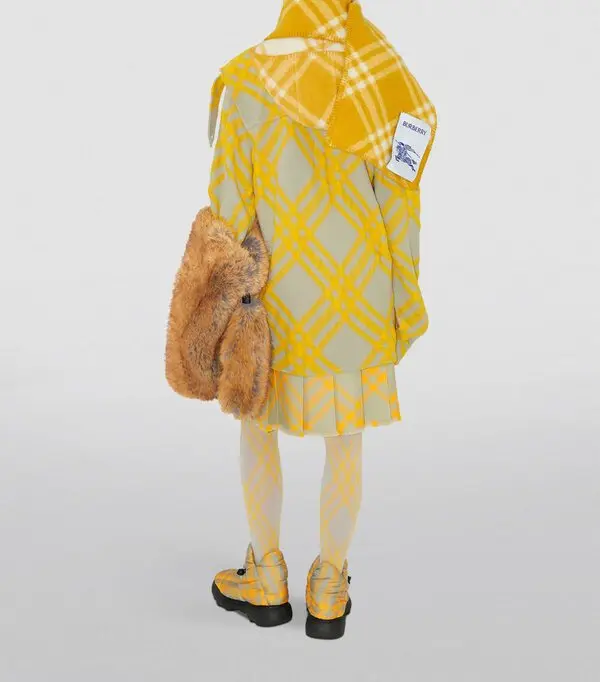 Burberry Wool-blend Check Mini Skirt
