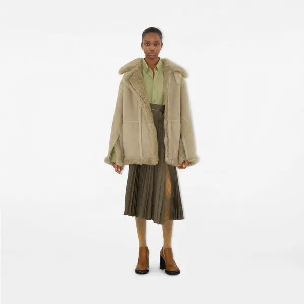 Burberry - Burberry Shearling Aviator Jacket