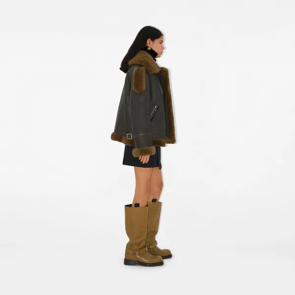 Burberry Shearling Aviator Jacket