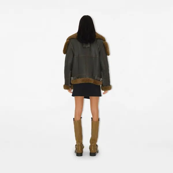Burberry Shearling Aviator Jacket