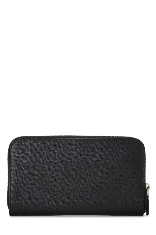 Prada Saffiano Zip Around Wallet
