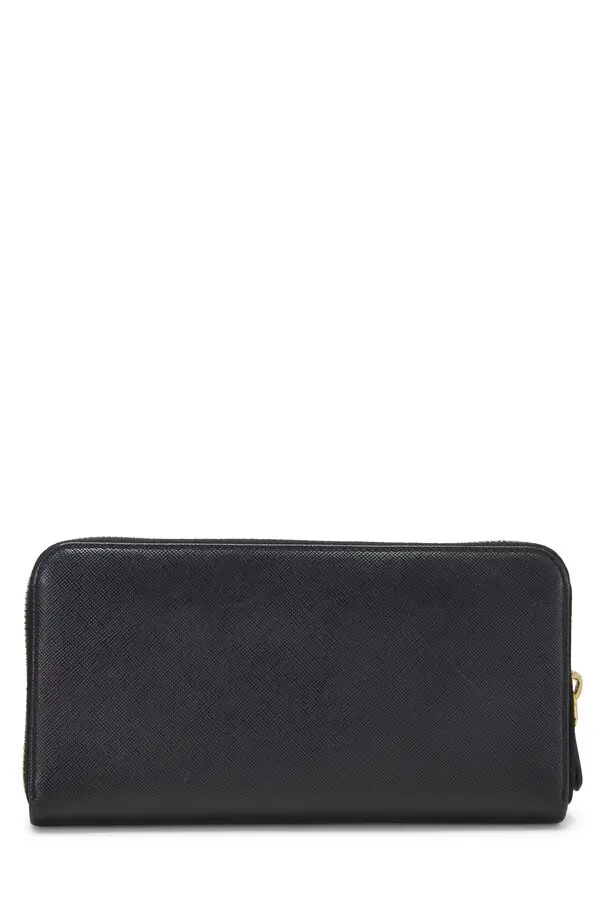 Prada Saffiano Zip Around Wallet