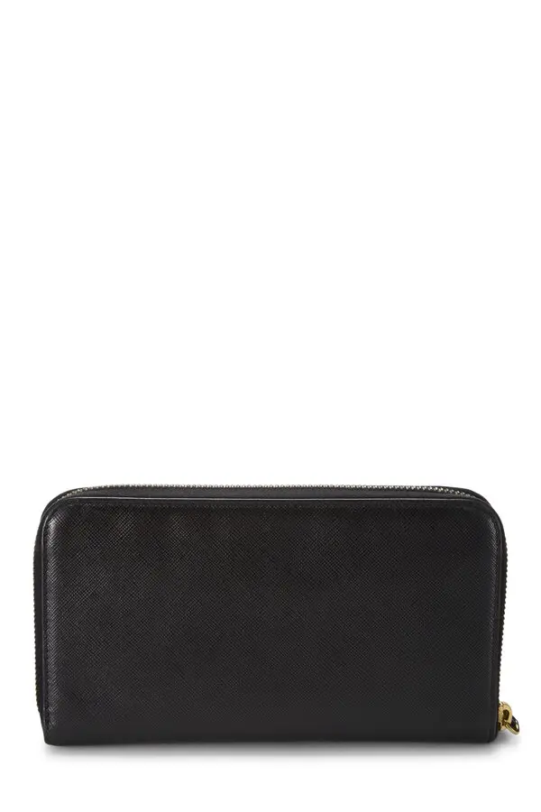 Prada Saffiano Zip Around Wallet