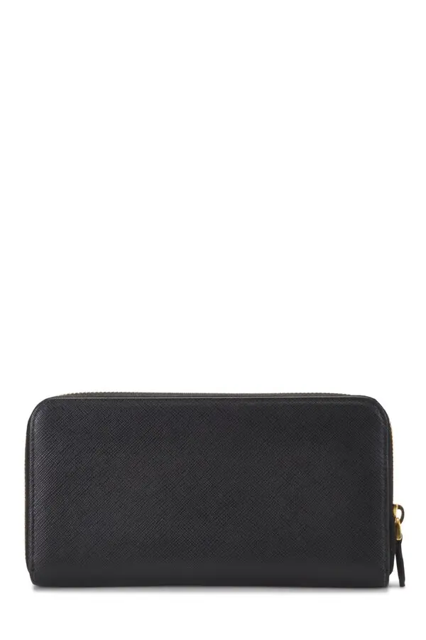 Prada Saffiano Zip Around Wallet