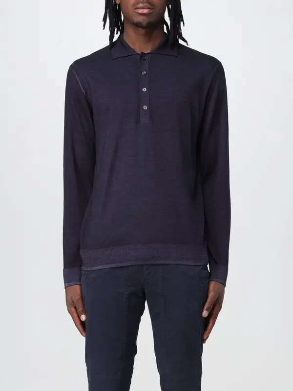 PAOLO PECORA Polo Shirt - Blue