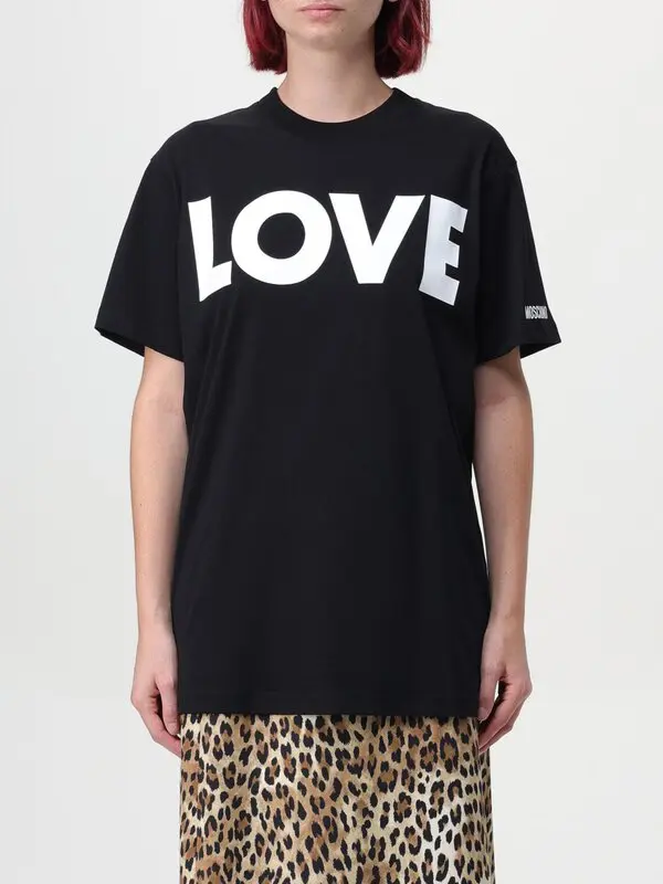 Moschino Graphic Print T-shirt - Black