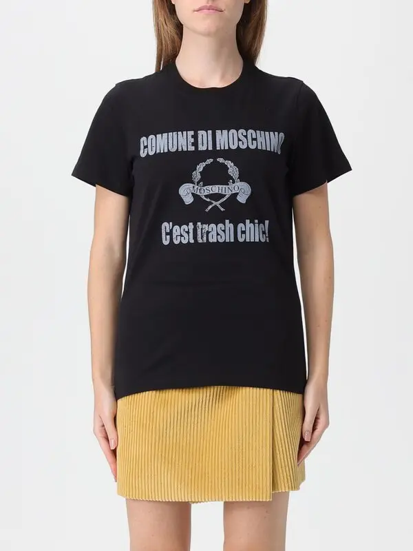 Moschino Graphic Print T-shirt - Black