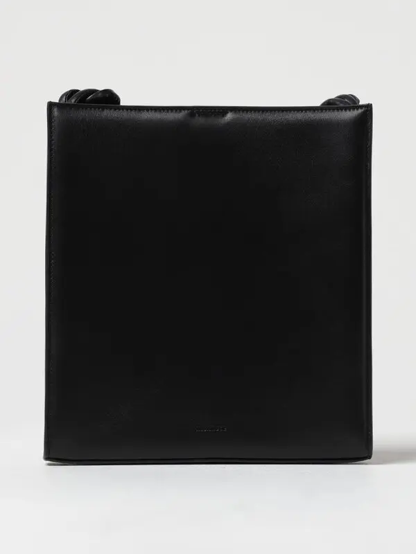 JIL SANDER Braided Shoulder Bag - Black