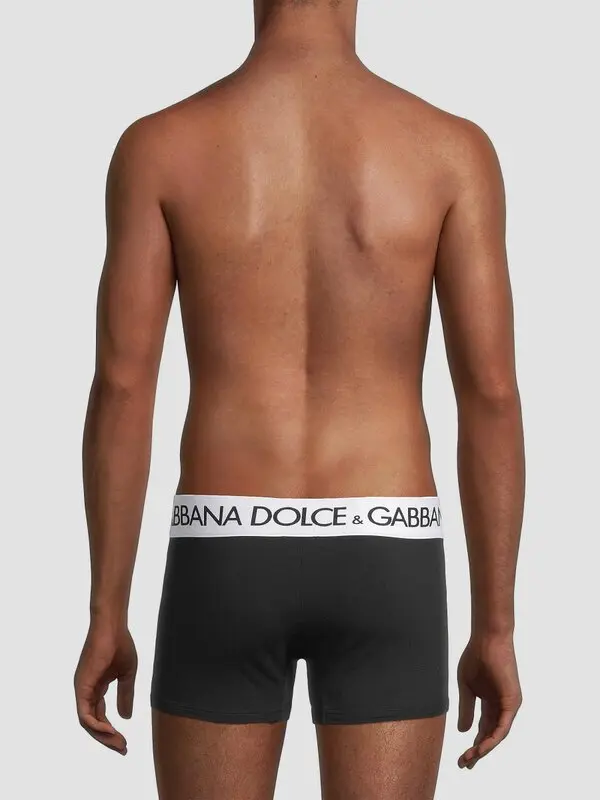 Dolce & Gabbana Stretch Logo Boxer Briefs
