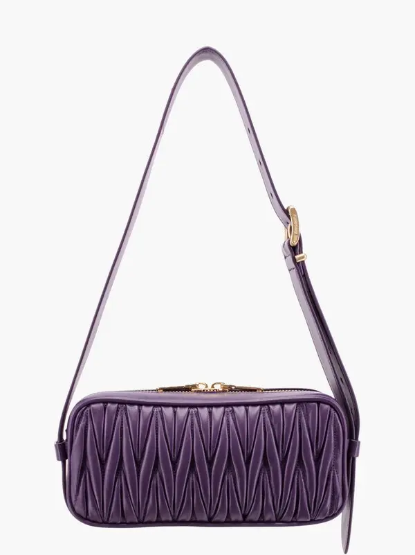 Miu Miu Shoulder Bag - Purple | Editorialist