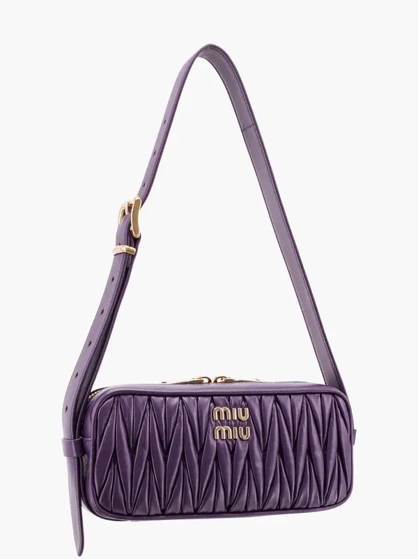 miumiu バッグ　みゆみゆ　パープル Miu Miu Shoulder Bag - Purple | Editorialist