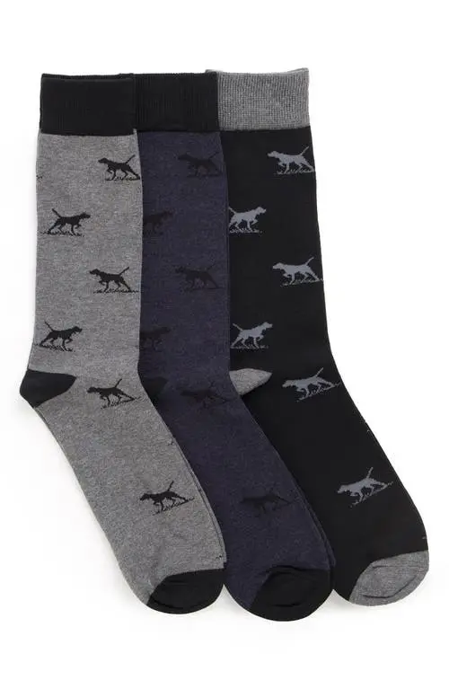 Rodd & Gunn Dogs-a-plenty Assorted 3-pack Crew Socks - Work Multi
