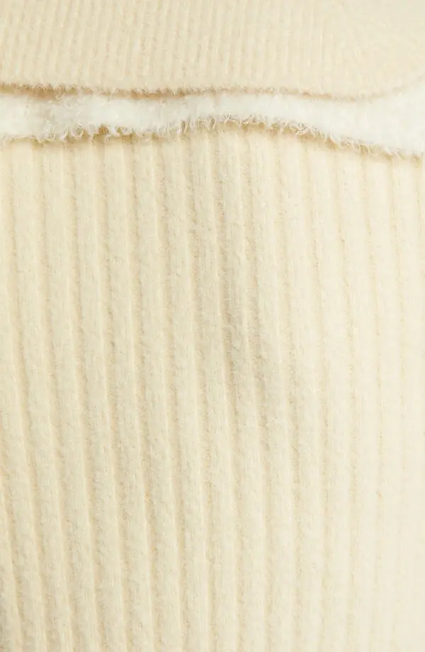HOUSE OF SUNNY Peggy Rib Crop Cardigan