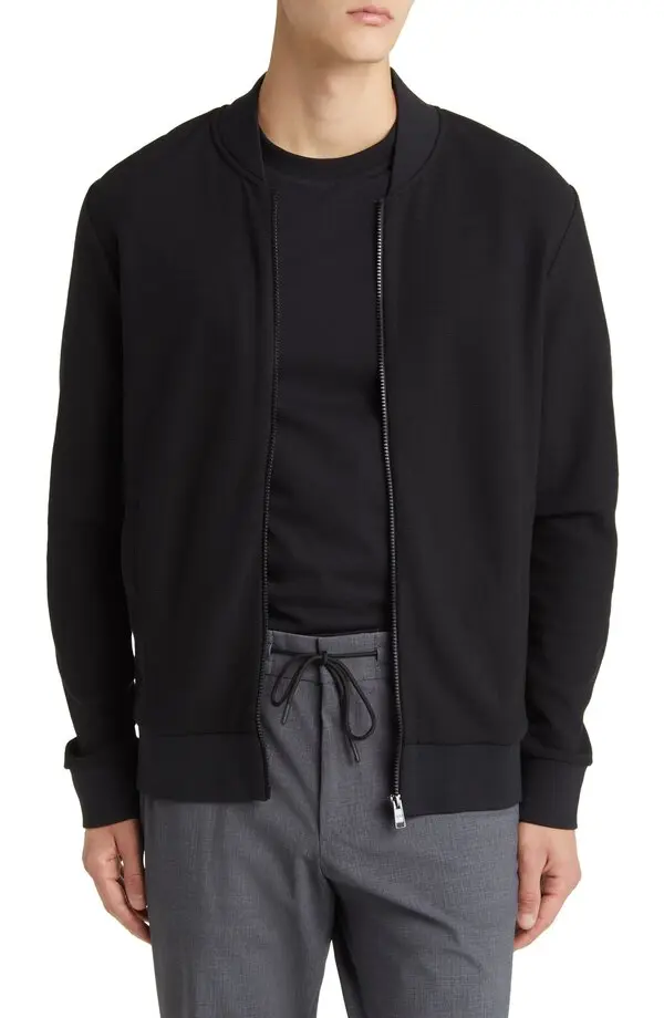 BOSS Skiles Knit Bomber Jacket