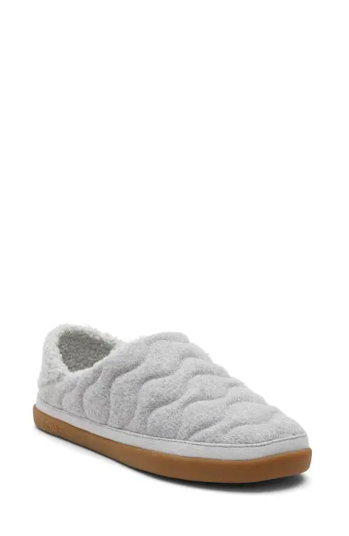 Toms Ezra Quilted Slipper - Grey