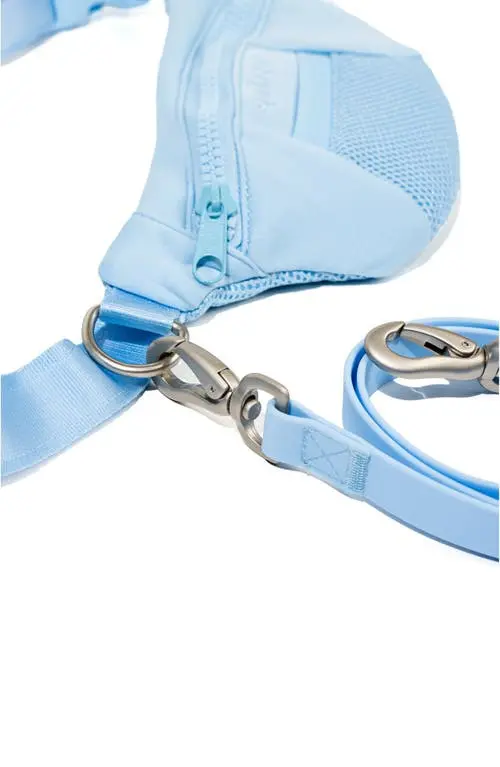 SPRINGER Dog Sling Bag With Water Bottle Set - Sky Blue