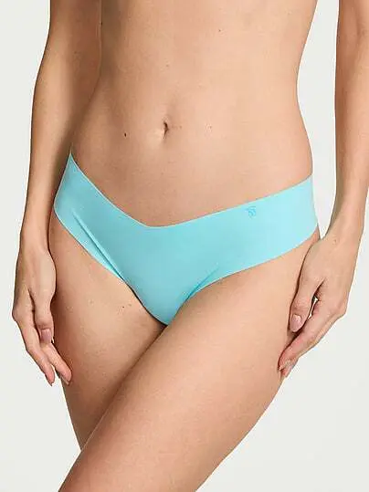 Victoria's Secret No-show Cotton Thong Panty - Blue