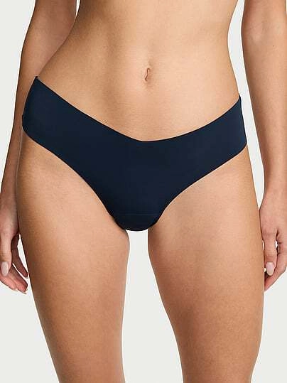 Victoria's Secret No-show Thong Panty - Blue