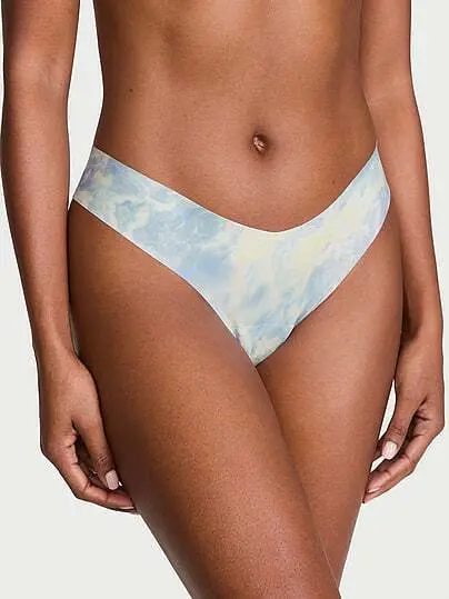 Victoria's Secret No-show Cotton Thong Panty - Print