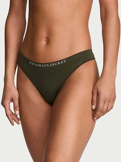 Victoria's Secret Seamless Thong Panty - Green
