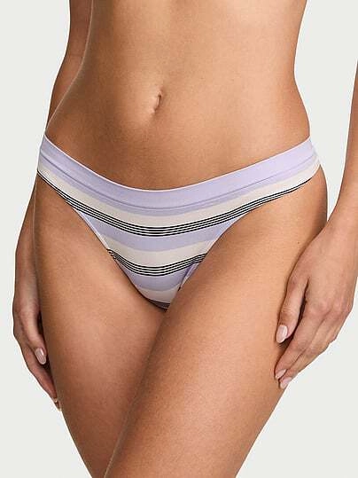 Victoria's Secret Seamless Thong Panty - Print