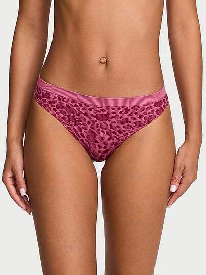 Victoria's Secret Seamless Thong Panty - Print