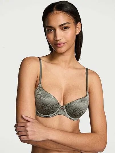 Victoria's Secret Body Victoria Lightly Lined Smooth Demi Bra - Green