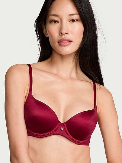 Victoria's Secret Body Victoria Lightly Lined Racerback Demi Bra - Red