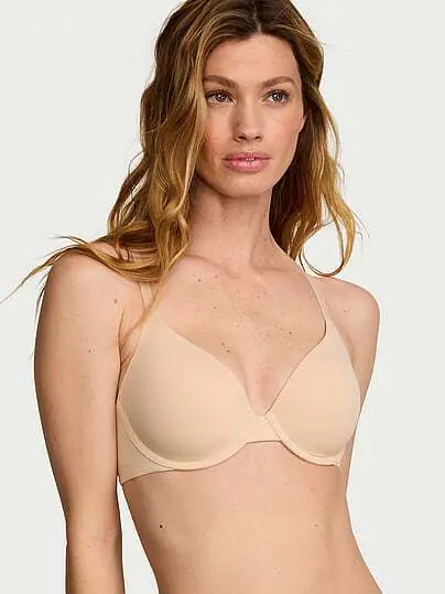 Victoria's Secret The T-shirt Lightly Lined Full-coverage Smooth Bra - Beige