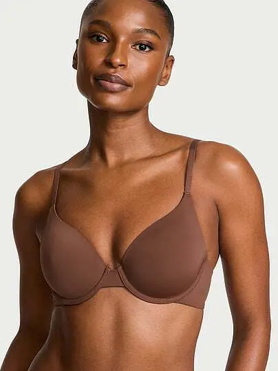 Victoria's Secret The T-shirt Lightly Lined Full-coverage Smooth Bra - Brown