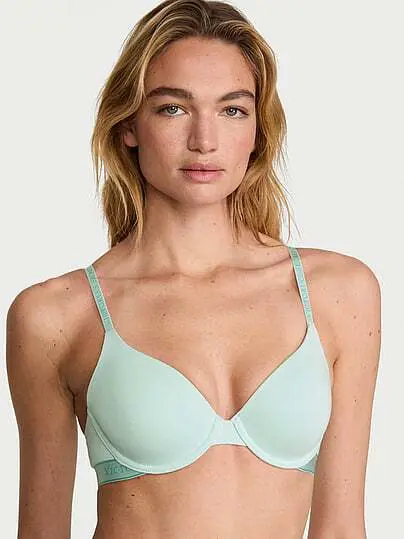 Victoria's Secret The T-shirt Lightly Lined Full-coverage Smooth Bra - Green