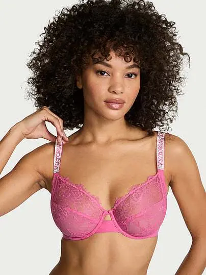 Victoria's Secret Very Sexy The Fabulous Scattered Shine Strap Unlined Full-cup Bra - Pink