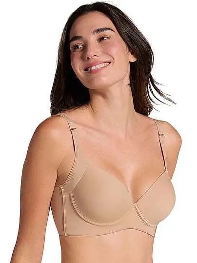 Victoria's Secret Leonisa Shapewear Back Smoothing Full Coverage Bra - Beige