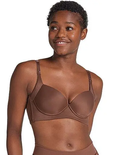 Victoria's Secret Leonisa Shapewear Back Smoothing Full Coverage Bra - Brown