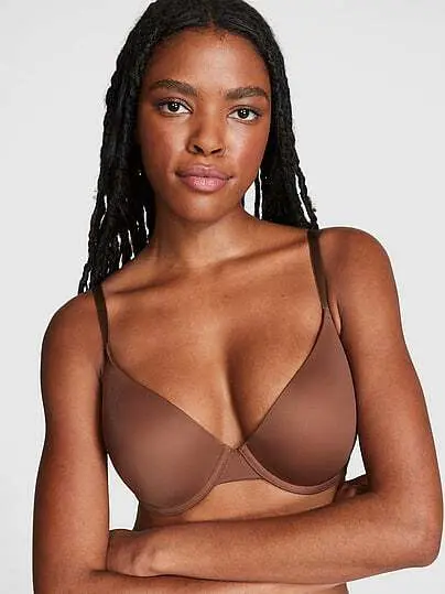Pink Wear Everywhere Everywhere™ Push-up Bra - Brown