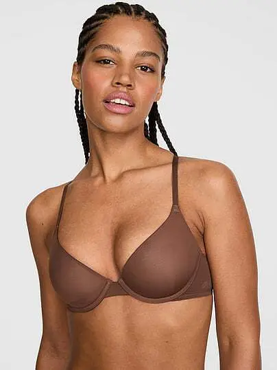 Pink Wear Everywhere Everywhere™ Push-up Bra - Brown