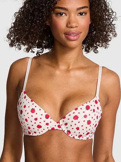 Pink Wear Everywhere Push-up Bra - Floral