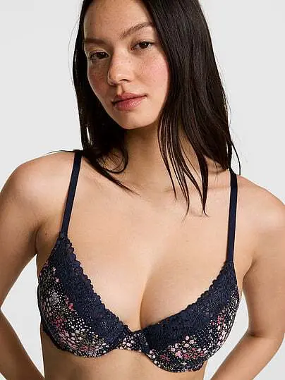 Pink Wear Everywhere Everywhere™ Push-up Bra - Floral