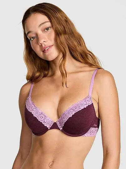 Pink Wear Everywhere Push-up Bra - Red