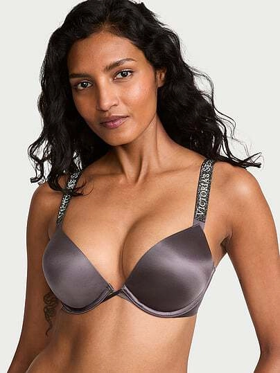Victoria's Secret Very Sexy Bombshell Add-2-cups Smooth Push-up Bra - Grey