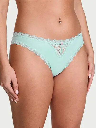 Victoria's Secret Love Cloud Adjustable String Bikini Panty - Blue