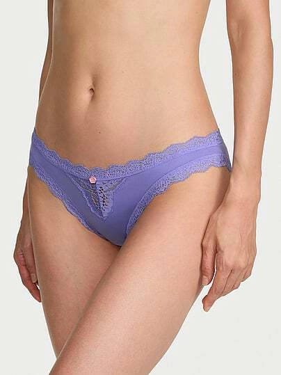Victoria's Secret Love Cloud Adjustable String Bikini Panty - Blue