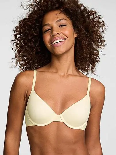 Pink Wear Everywhere Everywhere™ Lightly Lined Full Coverage T-shirt Bra - Beige