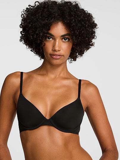 Pink Wear Everywhere™ Lightly Lined Full Coverage T-shirt Bra - Black
