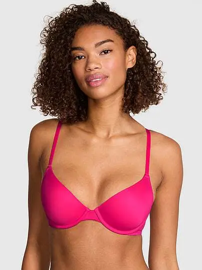 Pink Wear Everywhere Everywhere™ Lightly Lined Full Coverage T-shirt Bra - Pink