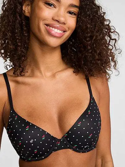 Pink Wear Everywhere Everywhere™ Lightly Lined Full Coverage T-shirt Bra - Print