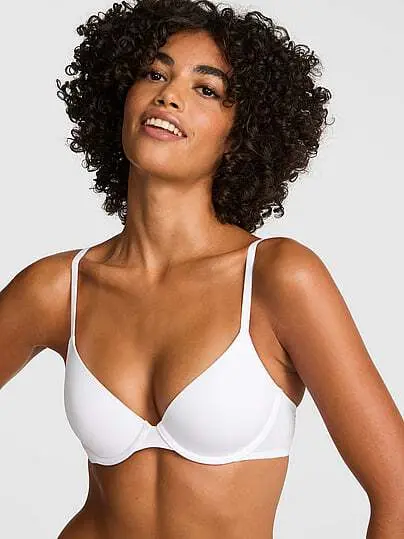 Pink Wear Everywhere Everywhere™ Lightly Lined Full Coverage T-shirt Bra - White,ivory
